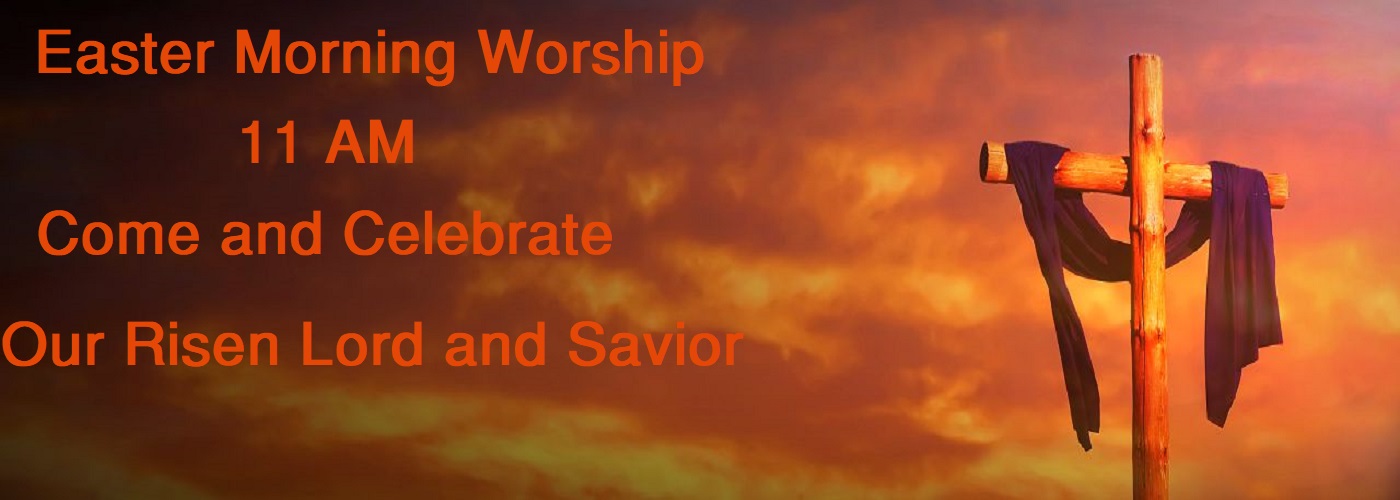 Easter Morning Banner – First Christian Church | Thomas, OK